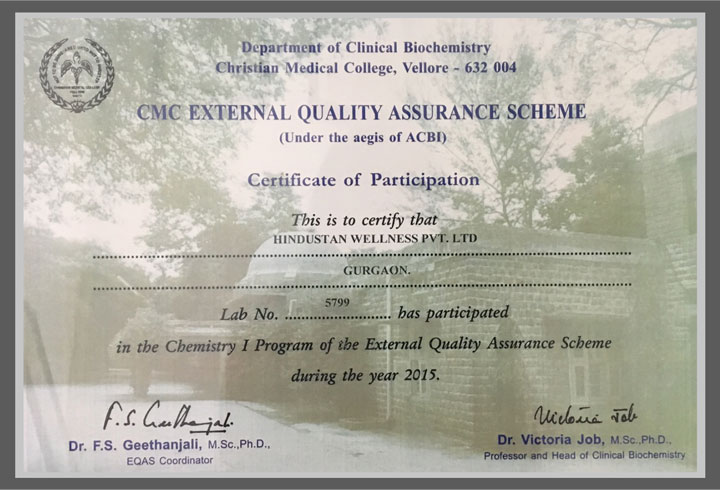 ISO Certified and NABL Accredited Diagnostic Lab - Hindustan Wellness